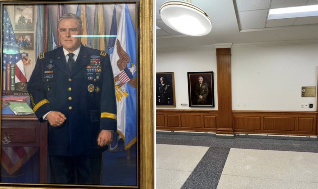 US official confirms official portrait of Retired General Mark Milley ...